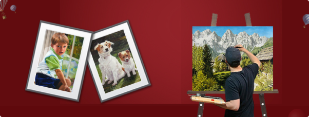 Oil Painting Reproduction, Custom Art From Photo, Original Art